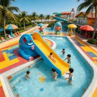 China Elephant Theme Children Water Play Equipment For Kids Water Park Splash Pad And Swimming Pool for sale