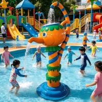 China Interactive Teapot Theme Kids Water Play Feature For Aqua Park Splash Pad And Children Pool Fun for sale