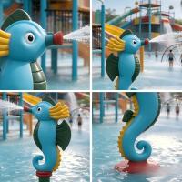 China Seahorse Theme Kids Water Play Feature For Commercial Splash Pad And Resort Swimming Pool Park for sale