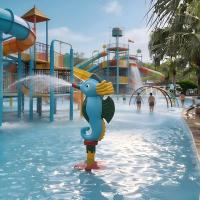 China Seahorse Theme Kids Water Play Feature For Commercial Splash Pad And Resort Swimming Pool Park for sale
