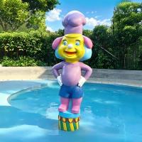 China Animal And Cartoon Shape Fiberglass Water Play Equipment For Water Park Splash Pad Children'S Pool for sale