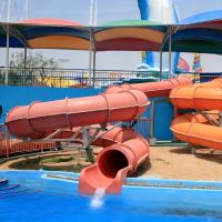 China Luxury Spiral Open Closed Fiberglass Water Slide For Commercial Swimming Pool And Hotel Resort Park for sale