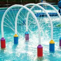 China Rainbow Arc Water Feature Galvanized Steel For Commercial Water Park Splash Pad And Kid Pool 1-Year Warranty for sale