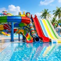 China Custom Spiral Enclosed Fiberglass Water Slide Set 6-10mm Thickness For Commercial Hotel Resort Pool Aqua Park for sale