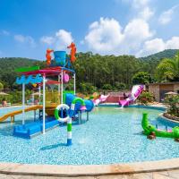 China Animal Theme Interactive Splash Pad With Kids Slides Jellyfish Toddler Pool Fiberglass For Public Park And Backyard for sale