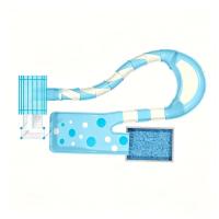 China Large New Model Standardized Fiberglass Water Slide For Commercial Outdoor Aqua Theme Park for sale