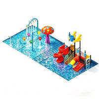 China 7x15m Family Water Slide Playground Swim Pool Amusement Park Design Simple For Children for sale