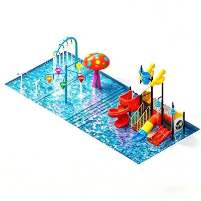 China 7x15m Family Water Slide Playground Swim Pool Amusement Park Design Simple For Children for sale