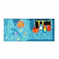 China 7x15m Family Water Slide Playground Swim Pool Amusement Park Design Simple For Children for sale