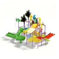 China Mini Ocean Style Water Playground Slide Aqua Park Customized Children Swim Pool Design for sale