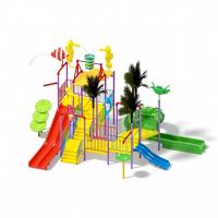 China Mini Ocean Style Water Playground Slide Aqua Park Customized Children Swim Pool Design for sale
