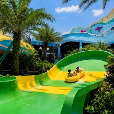 China 1.9m Height Mini Boomerang Slide Fiberglass Water Slide for Swim Pool Custom Design for sale