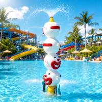 China Animals And Plants Water Park Splash Pad Use For Water Slide Theme Park Kid Swimming Pool for sale