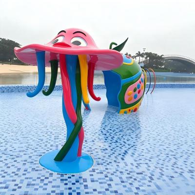 China Animals And Plants Water Park Splash Pad Use For Water Slide Theme Park Kid Swimming Pool for sale