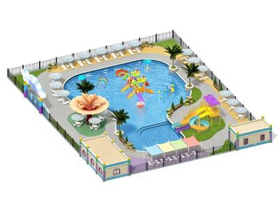 China 2000 Square Meters Water Slide Water Park For Sales Custom Design Amusement Park Manufacturer for sale