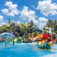 China Apple Theme Water Park Splash Pad Kid Swimming Pool Fiberglass Venue Design For Sales for sale