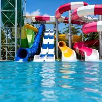 China Swimming Pool Water Slide Manufacturers Fiberglass Customized Colors For Water Park Playground for sale