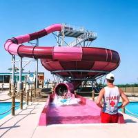 China Space Bowl Amusement Park Water Slide For Swimming Pool Custom FRP 610mm Thick Manufacturer for sale