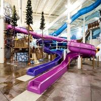 China Commercial Fiberglass Spiral Water Slide For Water Park Theme Park Resort With CE for sale