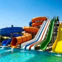 China Large Water Slide Outdoor Water Activities 6-10mm Thick for Ocean Park Swimming Pools for sale
