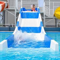 China Family Water Slide Fiberglass Wide 6-10mm Thickness Kid Use For Water Parks And Resorts for sale