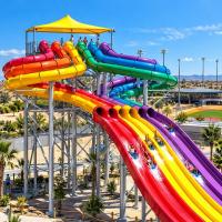 China Octopus Fiberglass Water Slide Combination Multi Lane Custom Color Ride System For Water Parks for sale