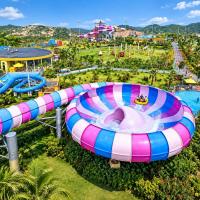 China Space Bowl Water Slide Fiberglass Custom Color For Adult Swimming Pool Water Parks for sale