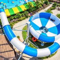 China Space Bowl Water Slide Fiberglass Custom Color For Adult Swimming Pool Water Parks for sale