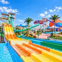China Multi Lane Rainbow Racer Water Slide Fiberglass Water Parks use for Adult And Kid for sale