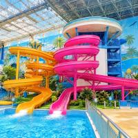 China Double Spiral Water Slide Combination Fiberglass Of Water Amusement Equipment With CE for sale