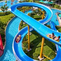 China Fiberglass Spiral Water Slide Custom Curved Slide For Aquatic Park With1-Year Warranty for sale