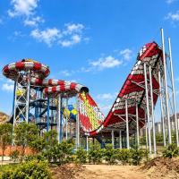 China Cobra Water Slide Large Fiberglass Thrill Ride for Outdoor Water Park for sale