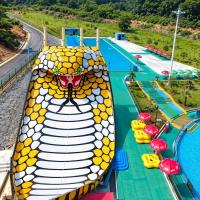 China Cobra Water Slide Large Fiberglass Thrill Ride for Outdoor Water Park for sale
