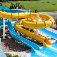 China Oxidation Resistant Water Slide Spiral Fiberglass For Resort Water Park With 3D Design for sale