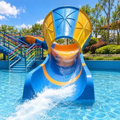 China Commercial Tornado Water Slide Fiberglass Water Park Equipment With ROHS for sale