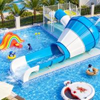 China Commercial Tornado Water Slide Fiberglass Water Park Equipment With ROHS for sale