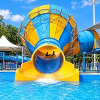 China Commercial Tornado Water Slide Fiberglass Water Park Equipment With ROHS for sale