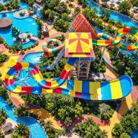 China 10000㎡ All Ages Aqua Park Water Park Equipment With Fiberglass Slides And Water Play Commercial for sale