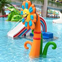 China Flower Water Spray Feature For Splash Pads Swimming Pool Water Games For Kid With Designs for sale