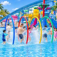 China Galvanized Steel Rainbow Water Loops Water Spray For Interactive Splash Pad Play for sale
