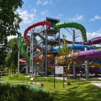 China Custom Combination Water Slide With Spiral And Tube Flumes For Water Parks With ROHS for sale