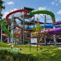 China Custom Combination Water Slide With Spiral And Tube Flumes For Water Parks With ROHS for sale