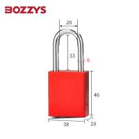 China Aluminum Padlock With Master Key And Hardened Steel Shackle for sale