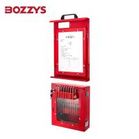 China Permit Control Station Comprises Integral Group Lockout Box Padlock Caddy Document Holder for sale