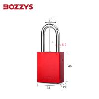 China Laser Printing Keyed Alike Padlocks Aluminum Lock Body With Rewritable Warning Signs for sale