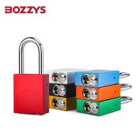 China Laser Printing Keyed Alike Padlocks Aluminum Lock Body With Rewritable Warning Signs for sale