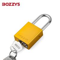 China Safety Aluminum Padlocks Shackle Corrosion Resistance With Hardened Steel Shackle for sale