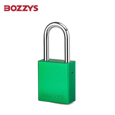 China Lockout Tagout Aluminum Padlock Industrial 76mm Metal Shackle With Master Keyed for sale