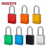China Lockout Tagout Aluminum Padlock Industrial 76mm Metal Shackle With Master Keyed for sale
