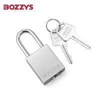 China Corrosion Resistance Aluminum Lockout Padlocks With Pop Up Hardened Steel Shackle for sale